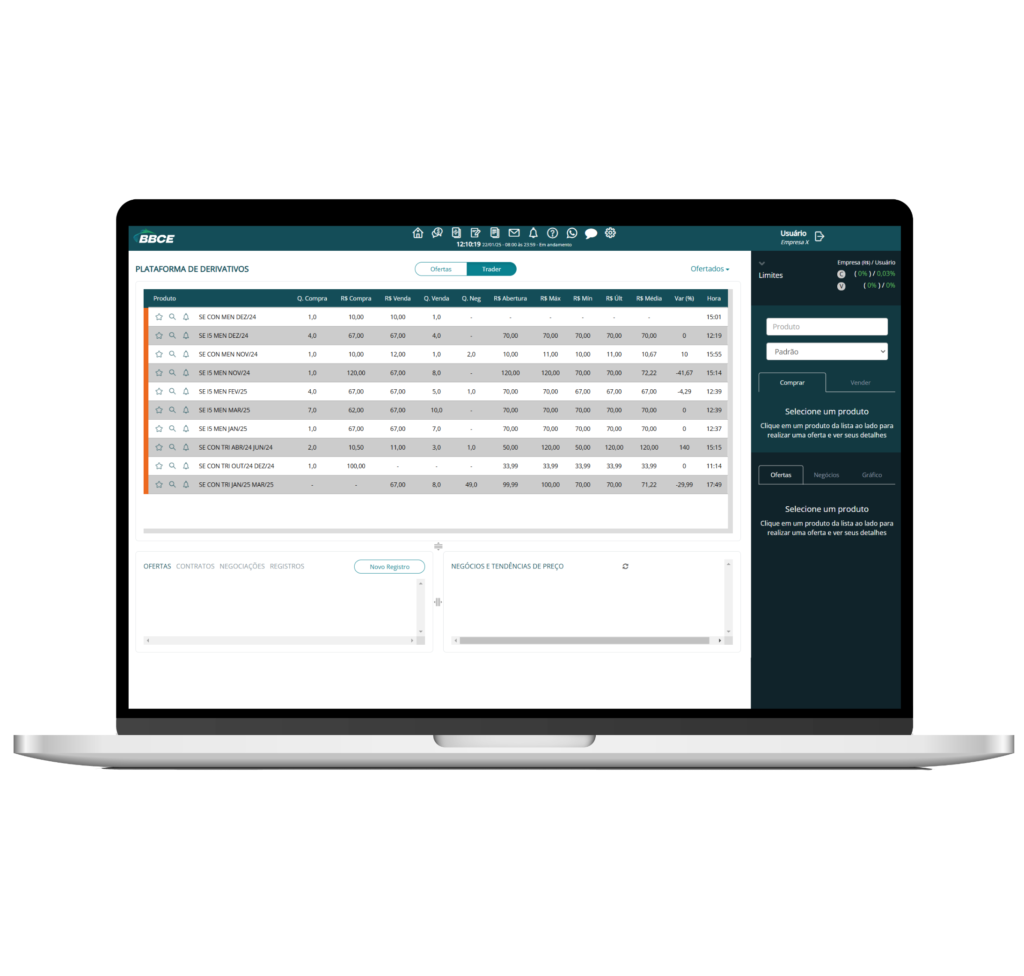 BBCE Plataforma Derivativos - BBCE